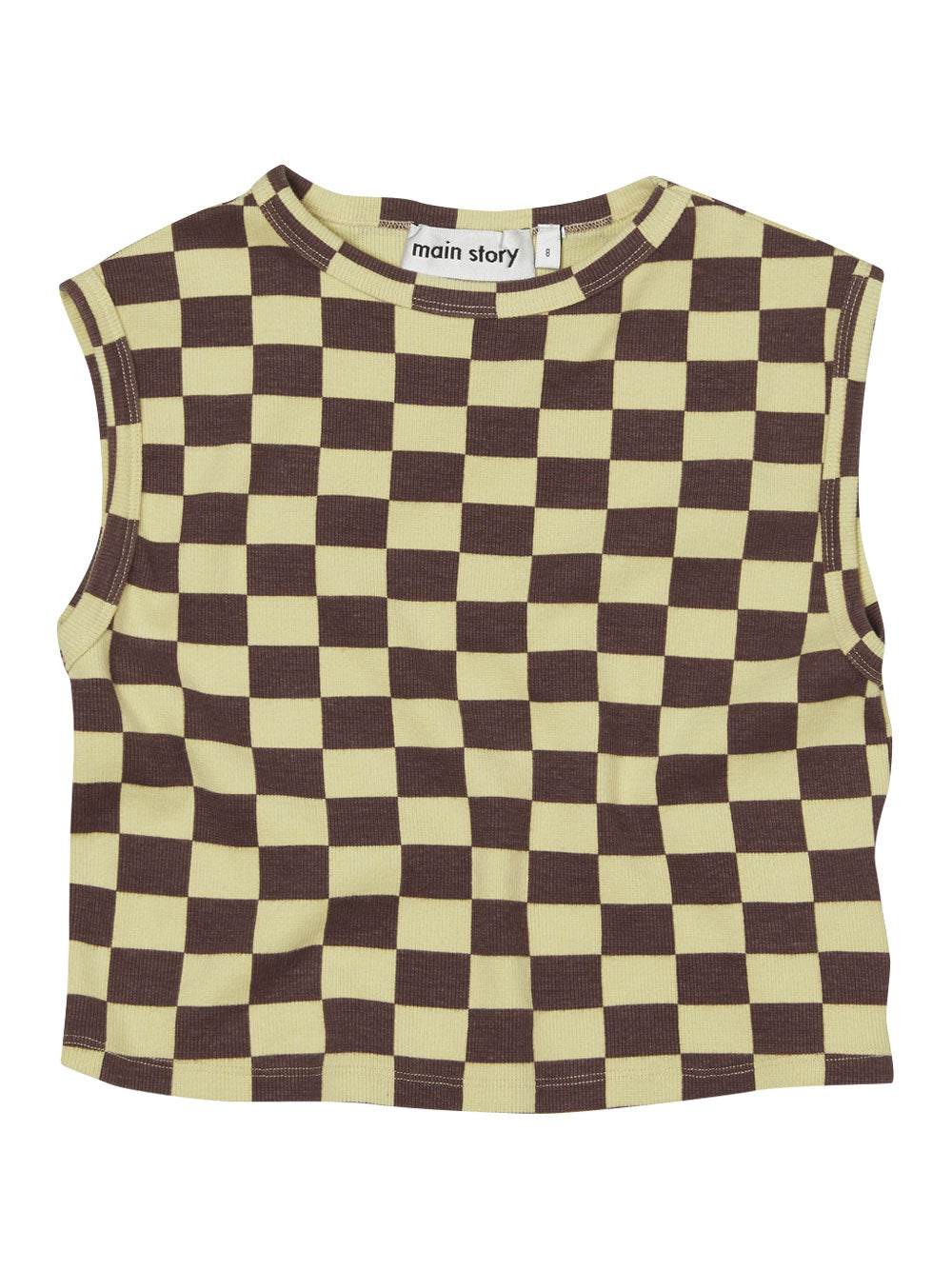 Lemongrass Checkered Tank Top – Shan and Toad - Luxury Kidswear Shop